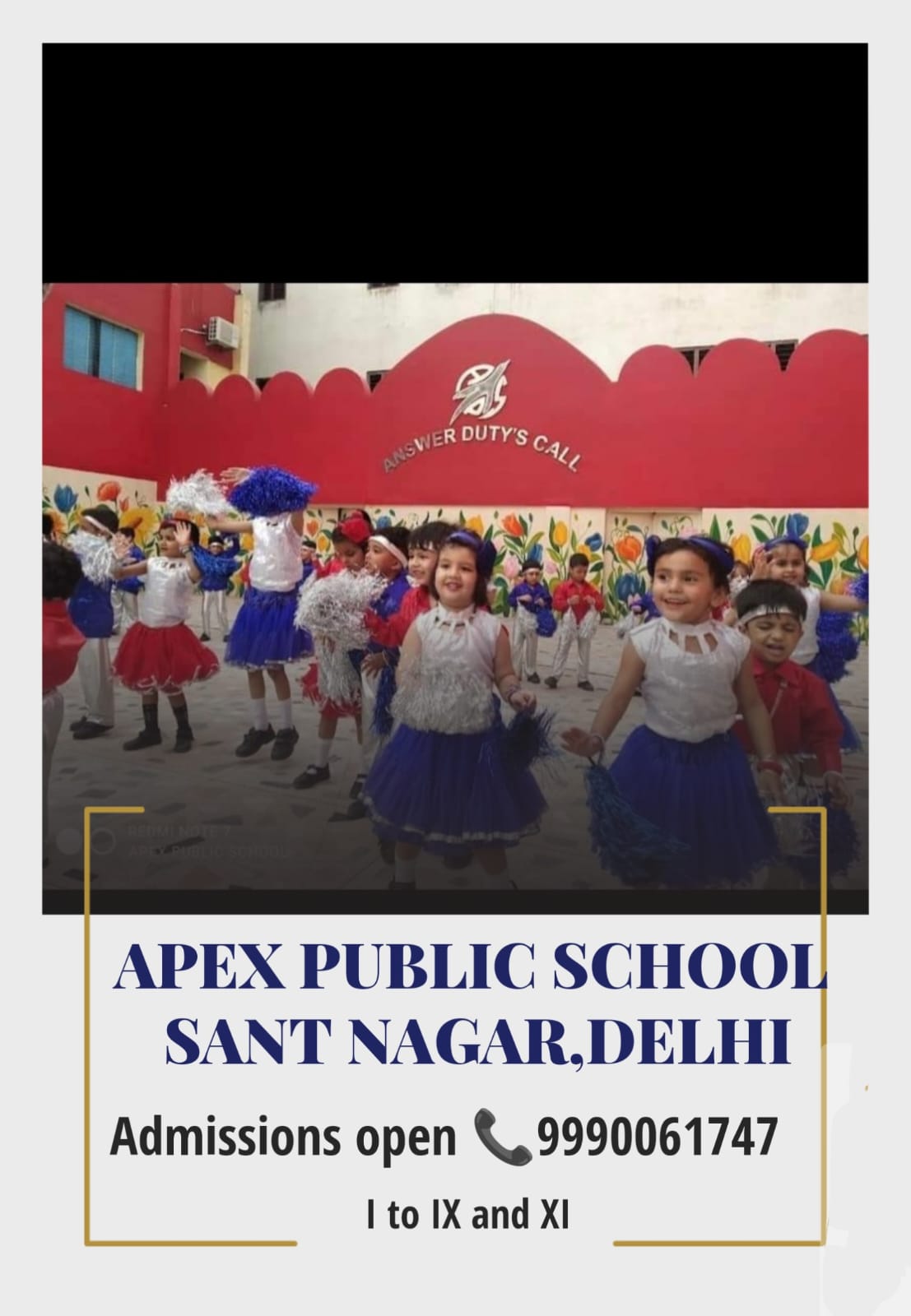APEX PUBLIC SCHOOL – Answer Duty’s Call