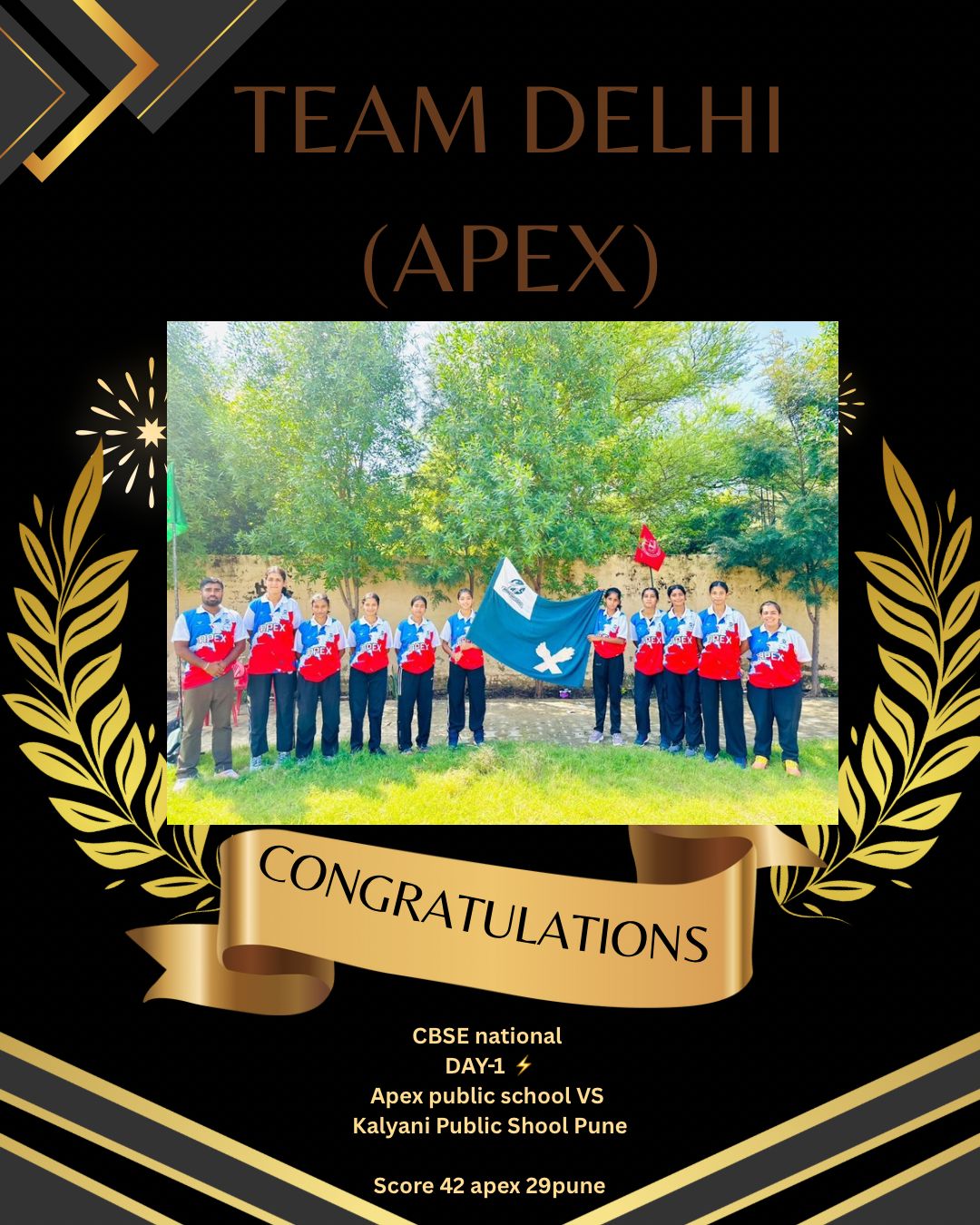 CBSE Nationals – Day 1 Highlights – APEX PUBLIC SCHOOL